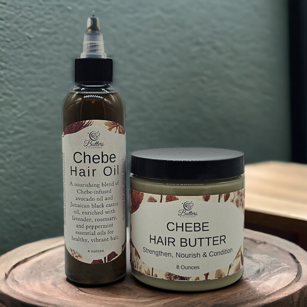 Chebe Hair Butter and Oil Bundle - Butters and Blacksoap
