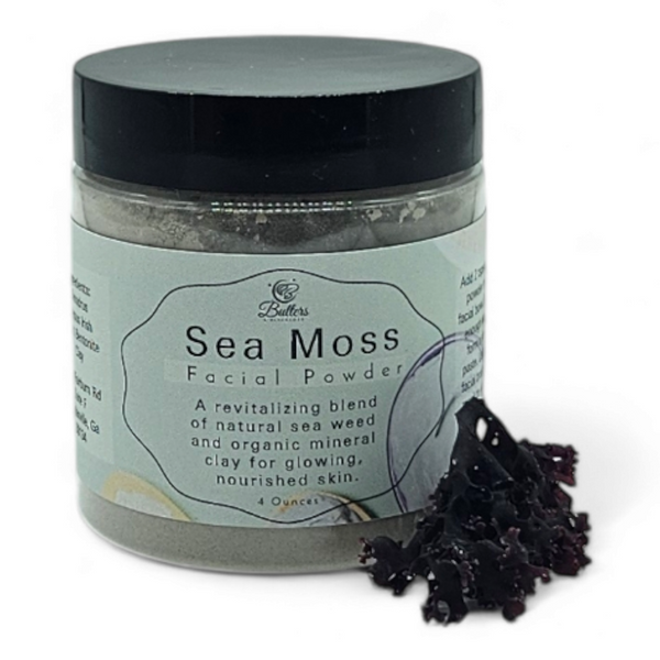 Sea Moss Facial Powder - Butters and Blacksoap